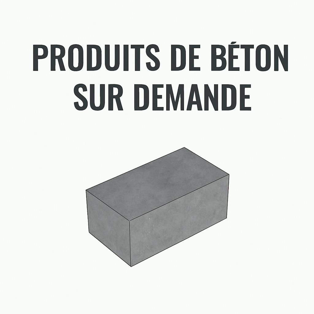 Produits de béton sur mesure — blocsdebeton